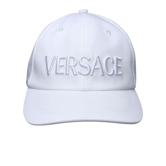 Versace | Accessories | Versace White Cotton Cap | Poshmark